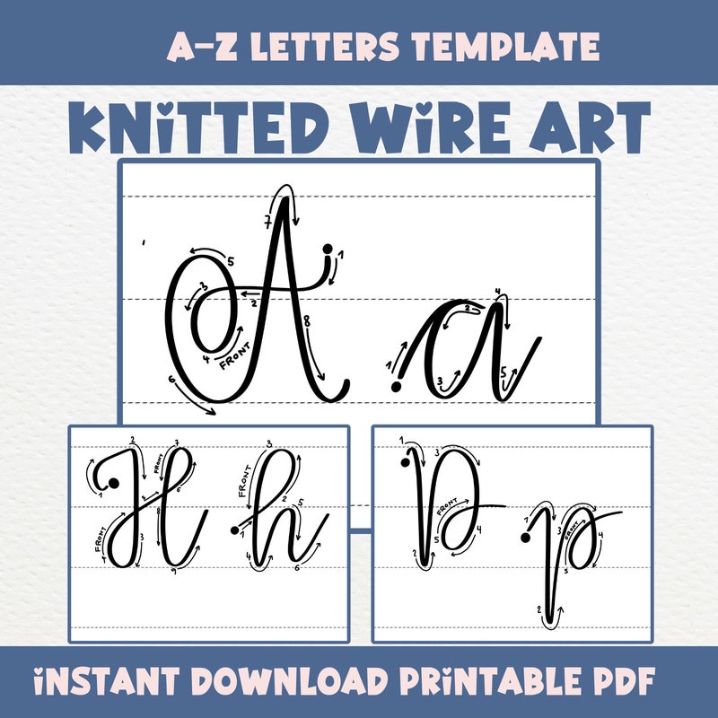 Wire Template Pdf - Etsy UK