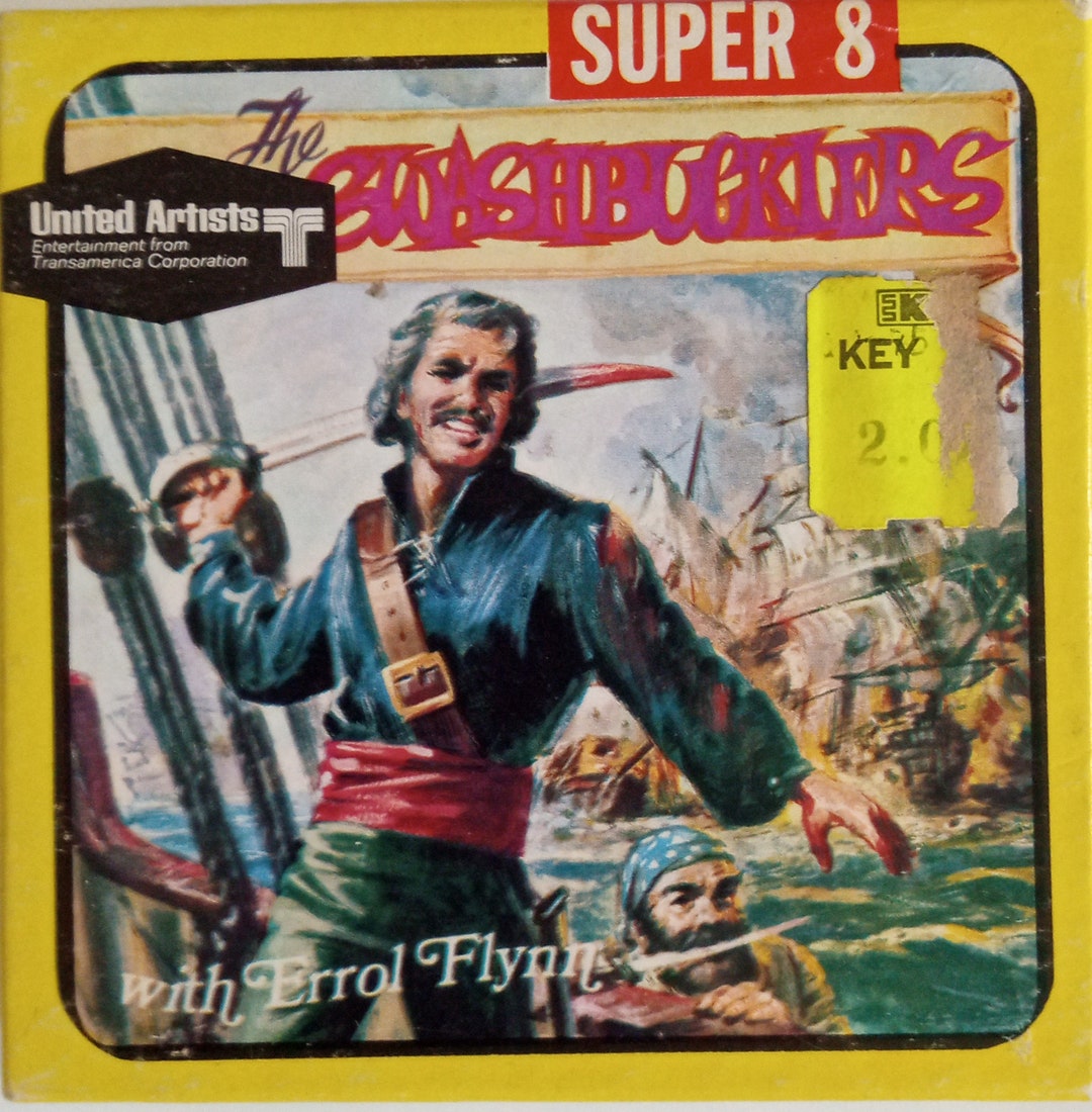 Super 8mm Film Reel - Errol Flynn “THE SWASHBUCKLERS” - 50’ Reel - Etsy