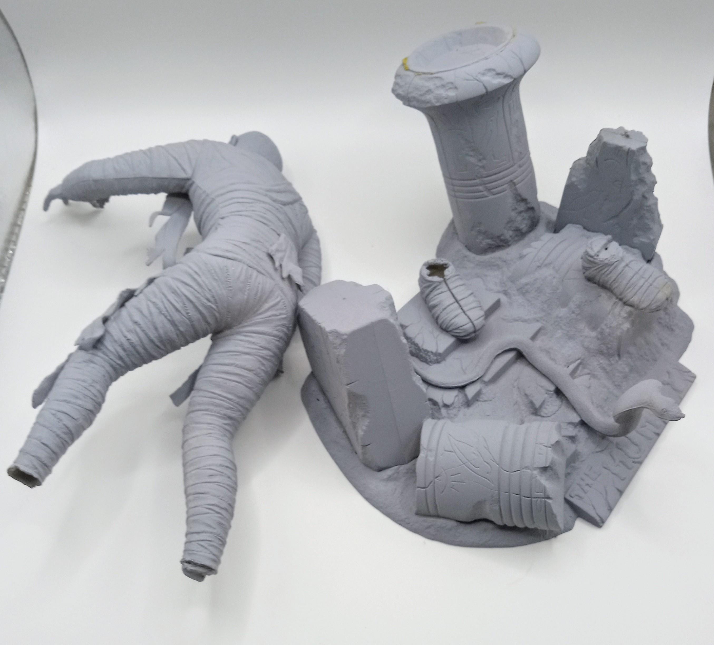 1963 Aurora Model THE MUMMY Complete Model Original Copied Instructions ...