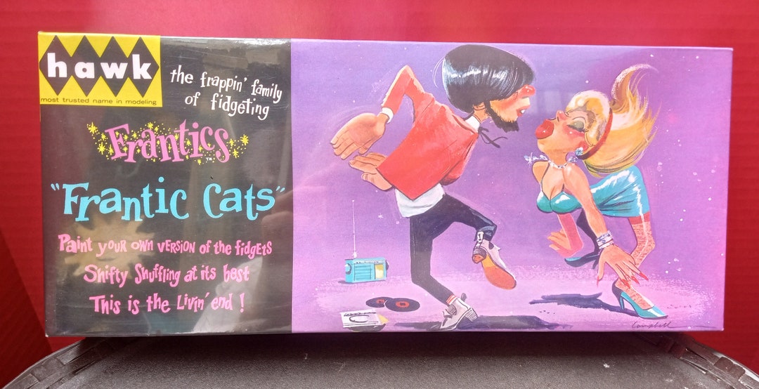 Hawk FRANTIC CATS Model Factory Sealed Made in 2005 Great Father's Day ...