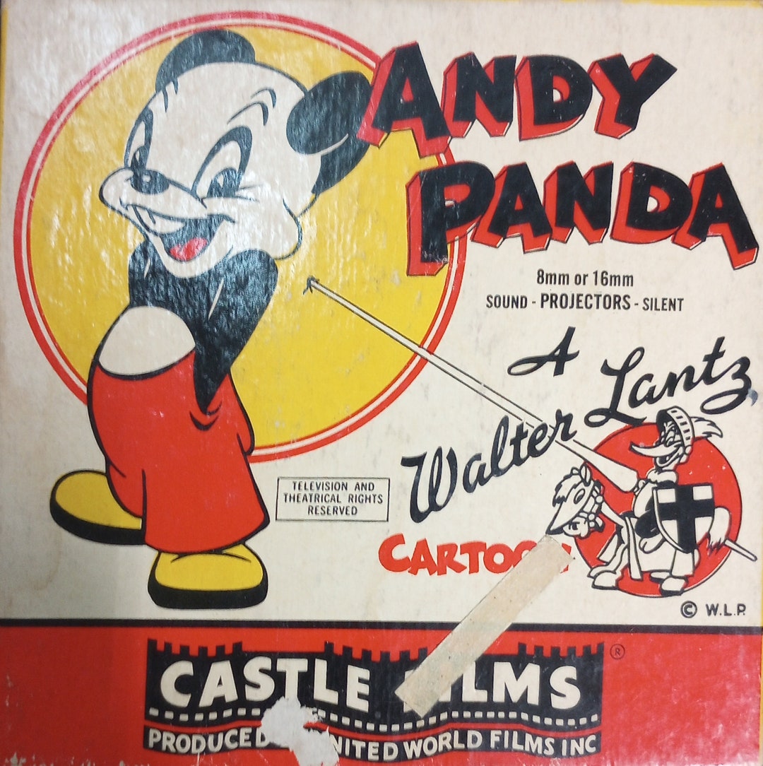 8mm Film - ANDY PANDA Cartoon - Etsy