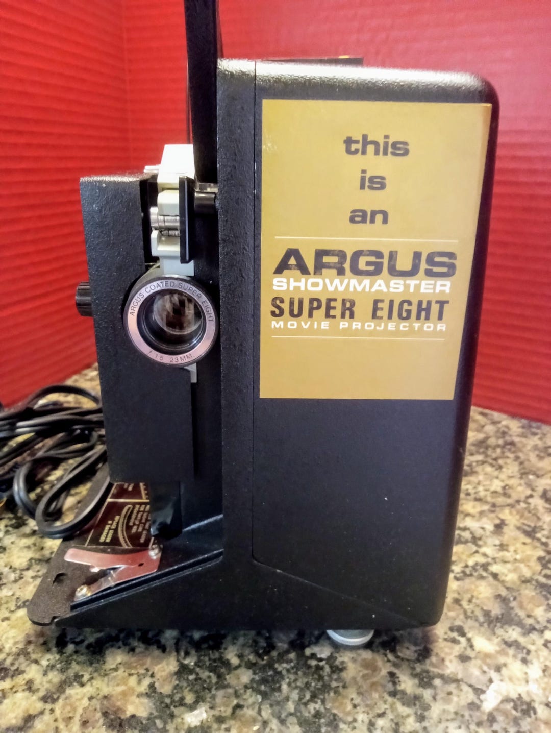 Argus Showmaster 871 Super 8 Projector BRAND NEW CONDITION - Etsy