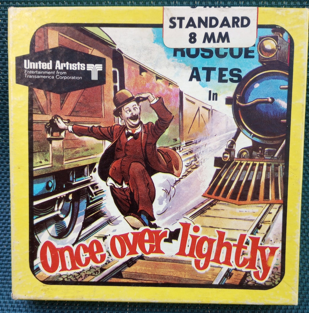 8mm Film - ONCE OVER LIGHTLY W/roscoe Ates - 200' Film Reel - Free ...