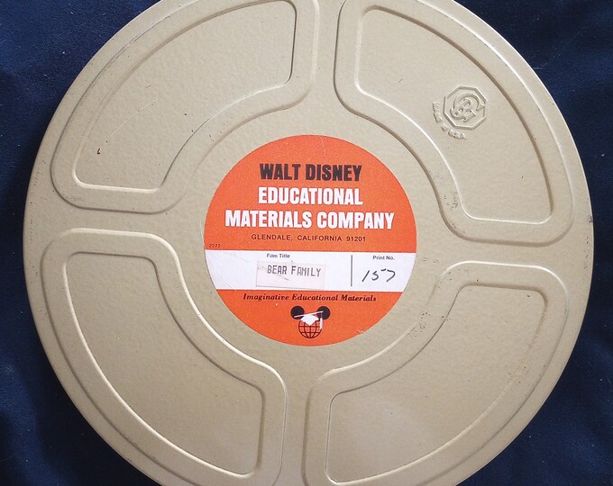 Walt Disney 16mm Film "bear Family" - Color/sound - Etsy
