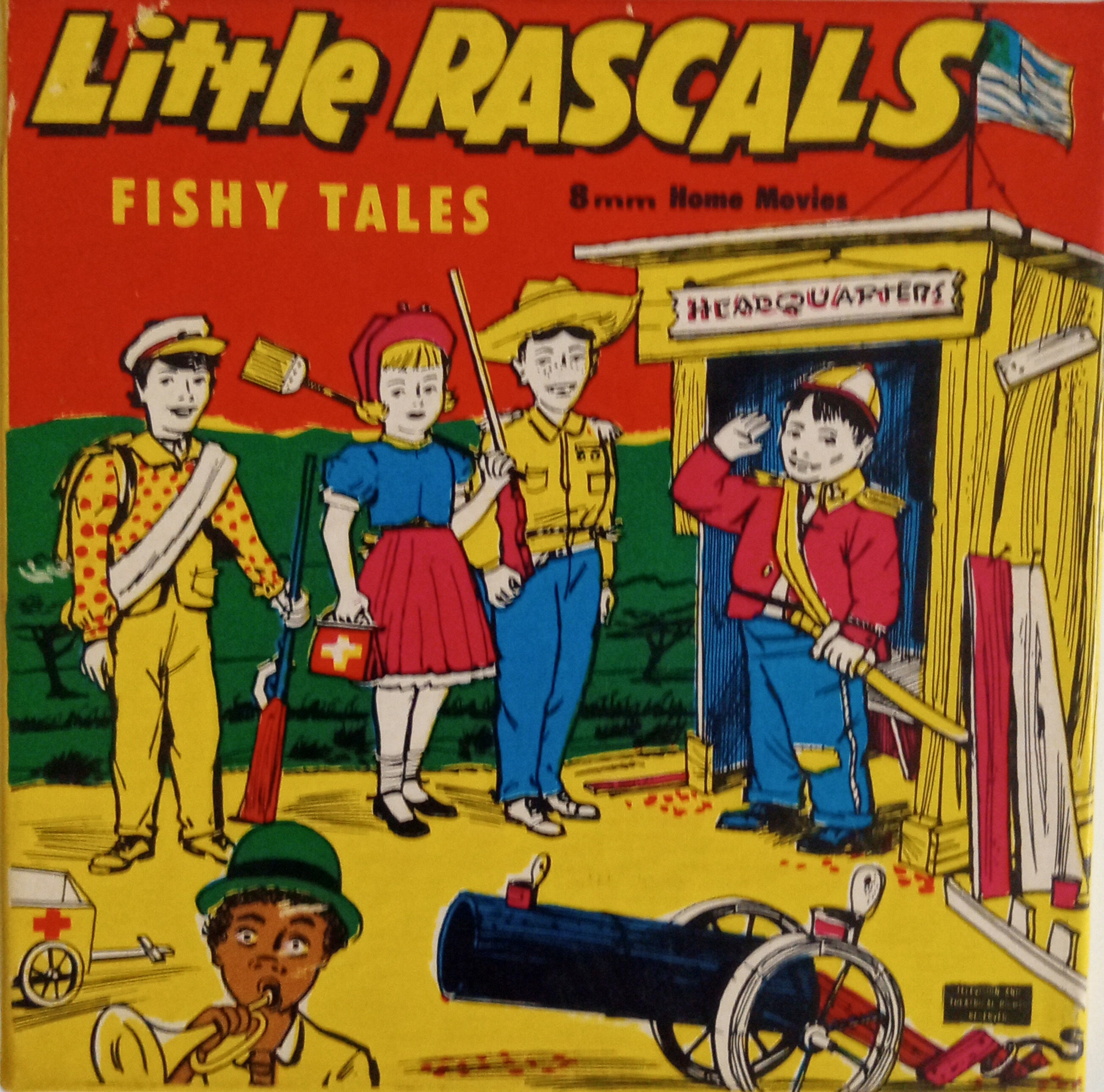 Standard 8mm Film Reel - “fishy Tales” W/the Little Rascals - 50’ Reel ...