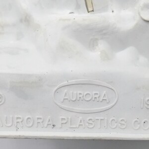 1963 Aurora Model THE MUMMY Complete Model Original Copied Instructions ...