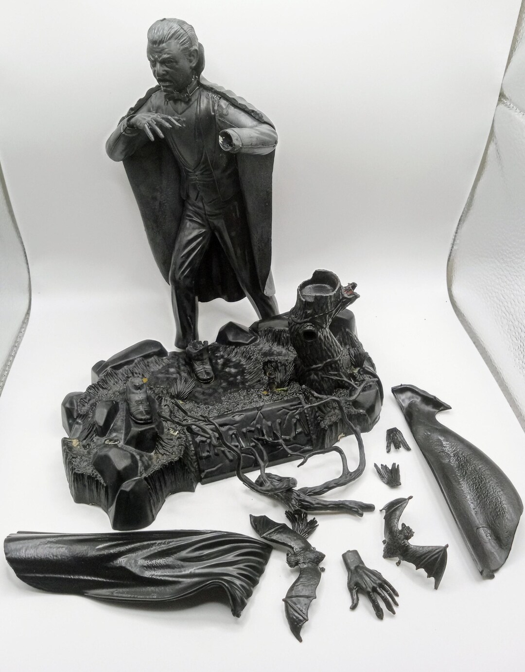 1962 Aurora Model DRACULA Complete Model Original Copied Instructions ...