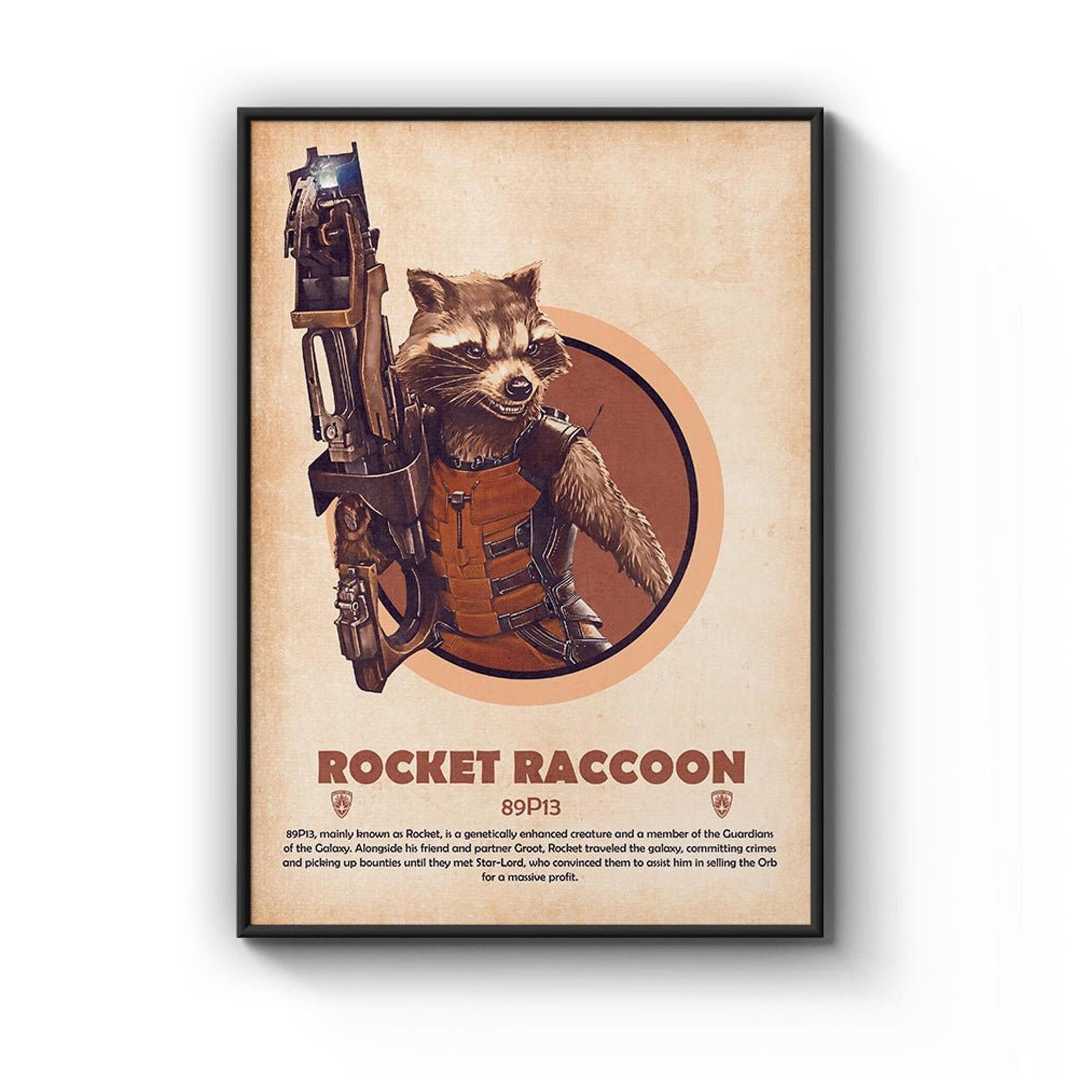 Rocket Raccoon Movie Poster