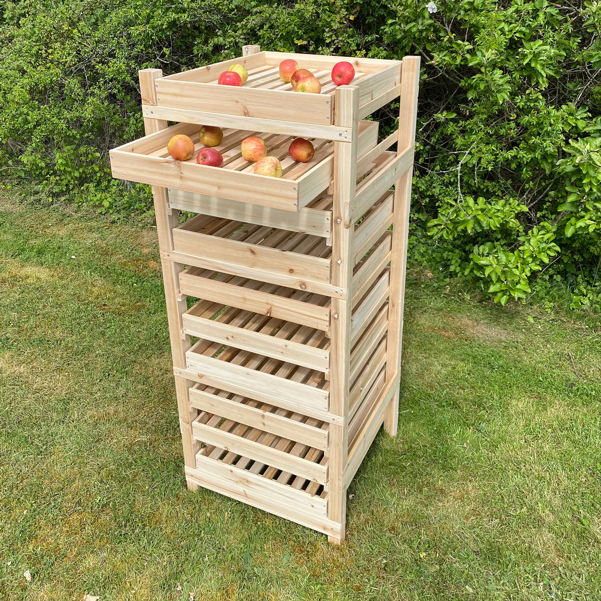 Traditional Wooden Apple Storage Rack 10 Drawer - Etsy UK