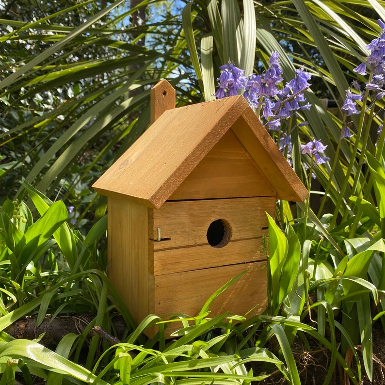 Wooden Multi-hole Birdhouse Garden Nest Boxes set of 2 - Etsy