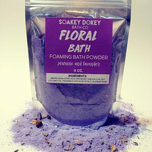 Foaming Bath Powder, Fizzy Bath Soak, Bath Salt, Bath Bomb Powder, Bath ...