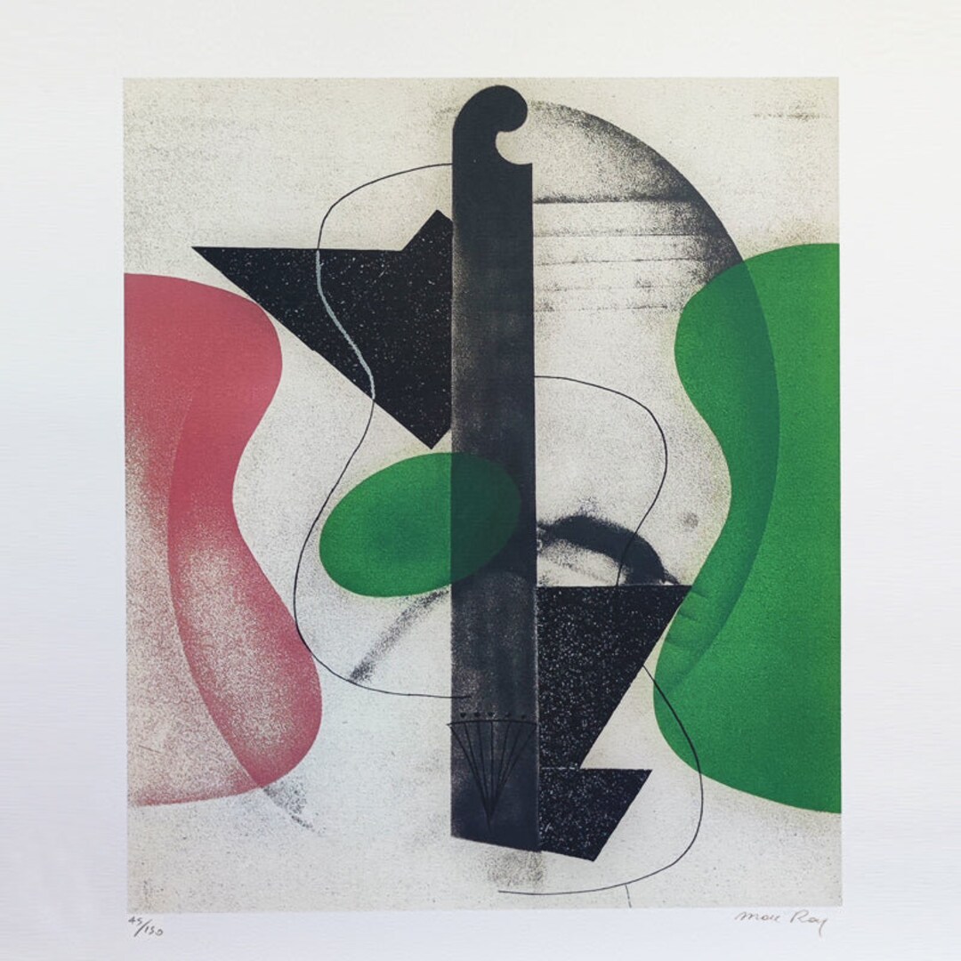 1970s Man Ray Lithograph "aerograph" Limited Edition - Etsy