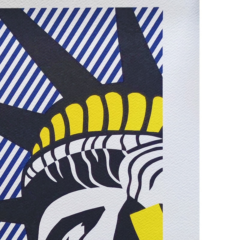 1980s Original Stunning Roy Lichtenstein i Love Liberty Limited Edition ...