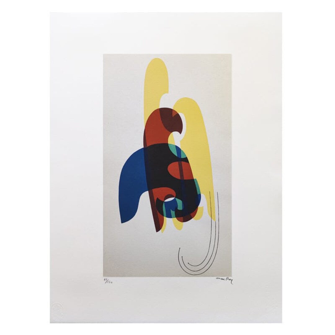 1970s Man Ray Lithograph "shadows" Limited Edition - Etsy