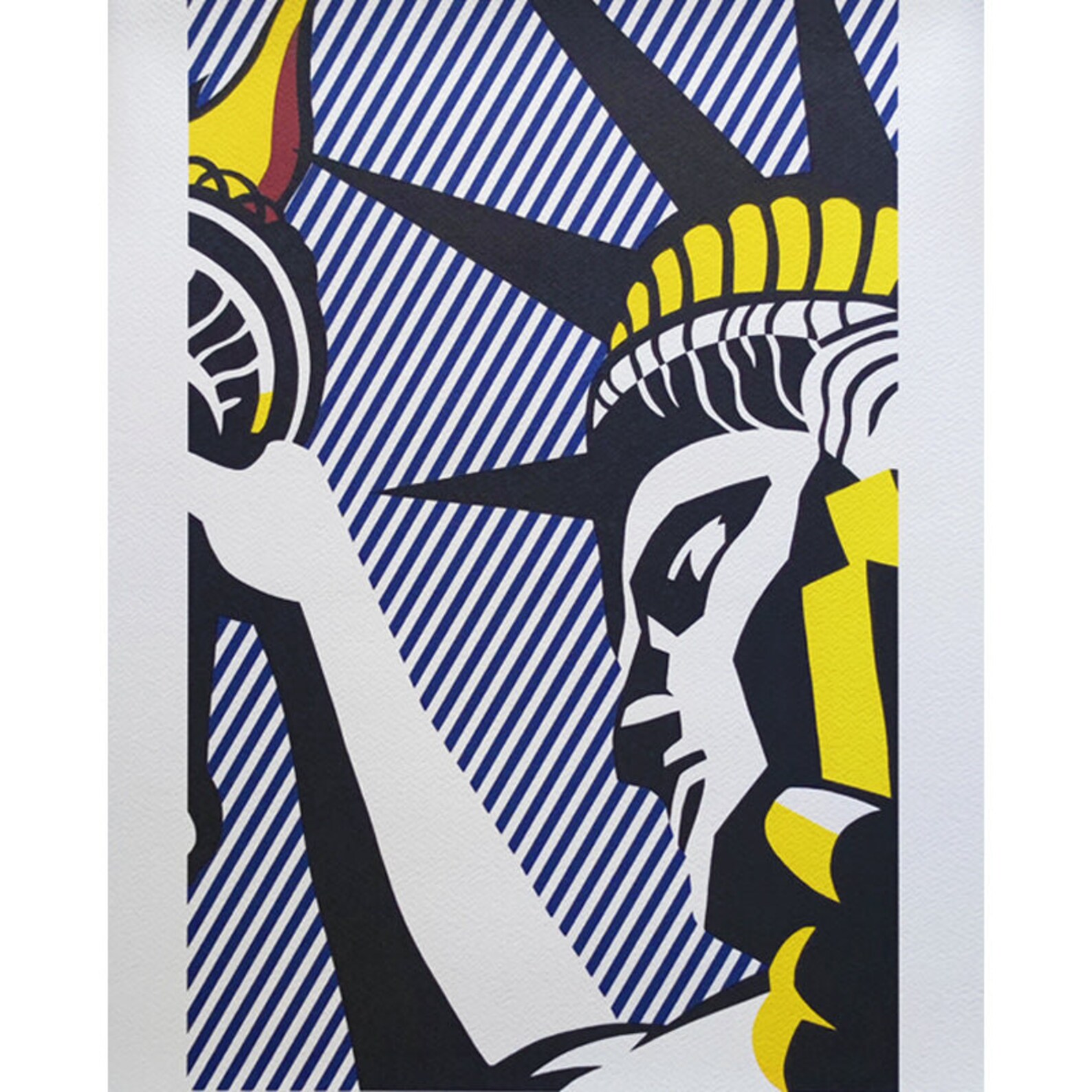 1980s Original Stunning Roy Lichtenstein i Love Liberty Limited Edition ...