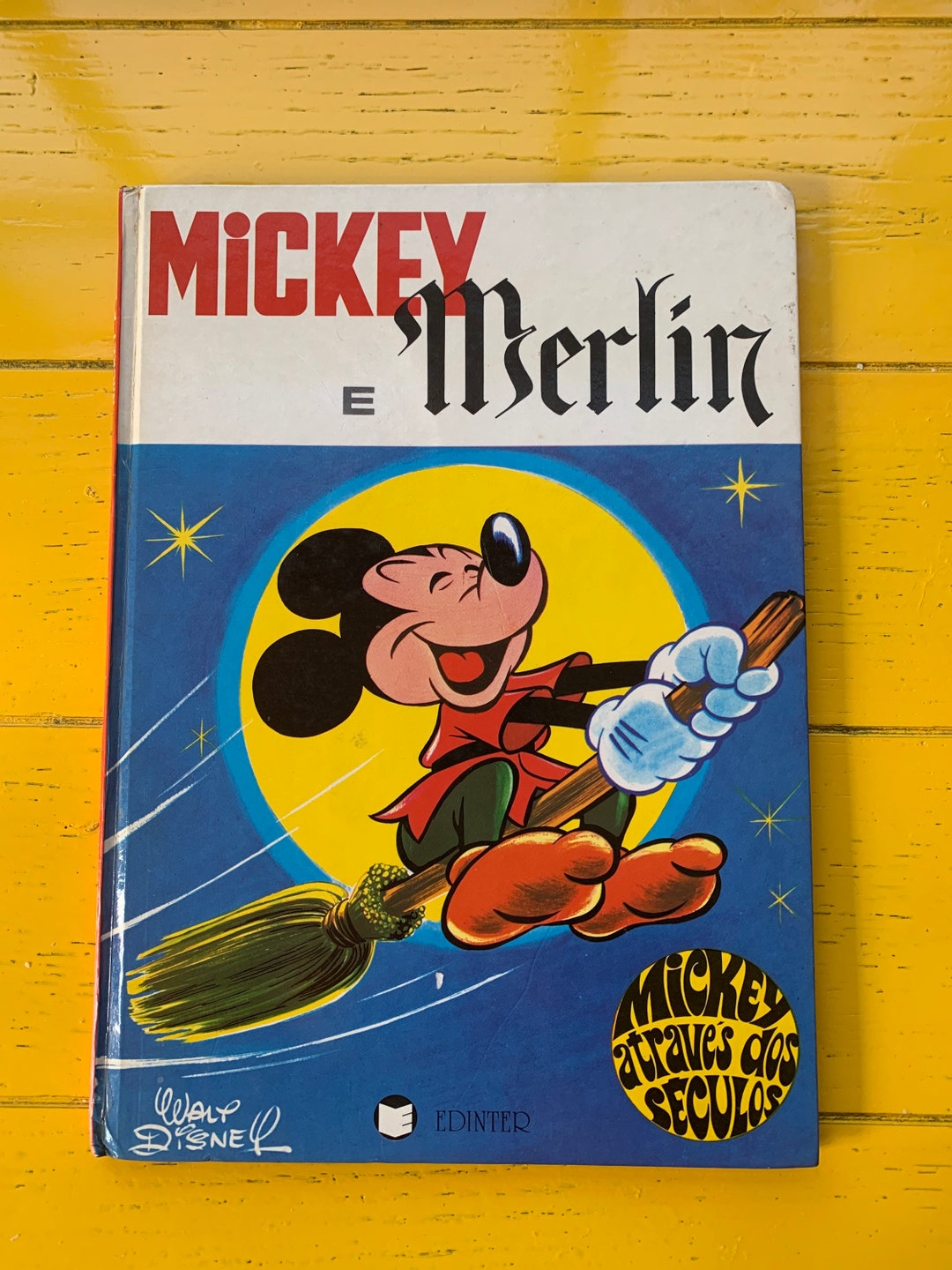Mickey E Merlin. Mickey Atrave's Dos Seculos - Etsy