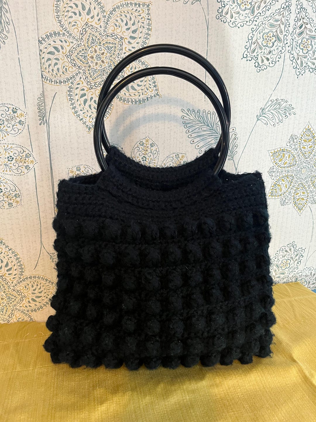 Vintage Crochet Bobble Purse - Etsy