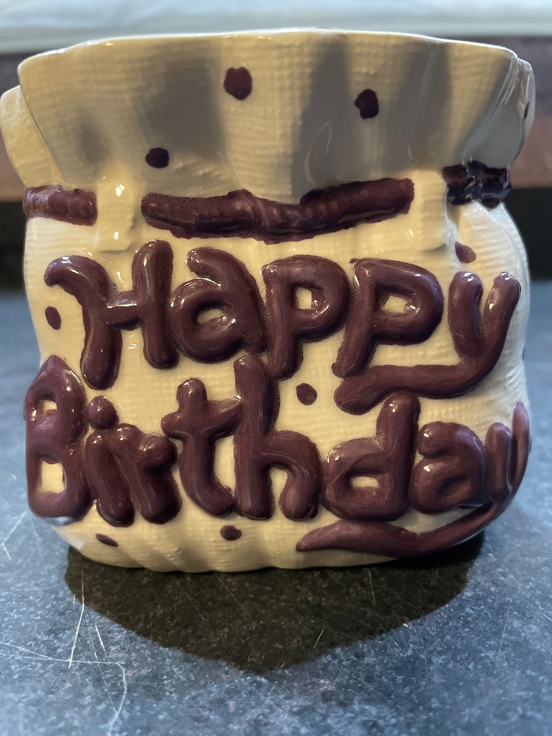 Happy Birthday Planter - Etsy