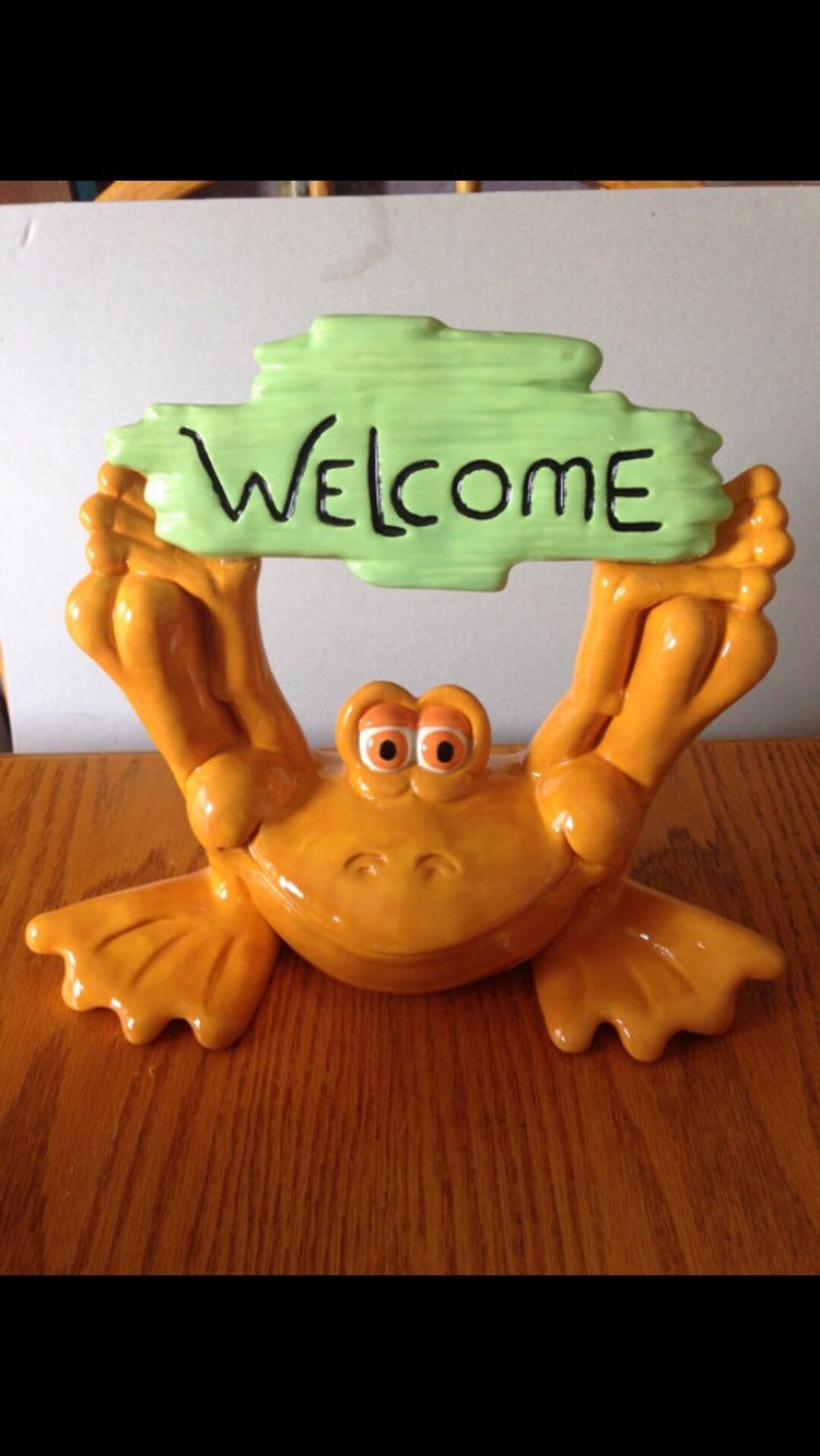 Welcome Frog - Etsy