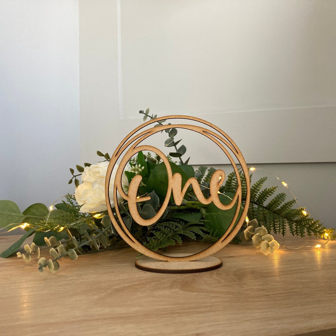 Personalised Table Number Name Signs Wedding Table Decoration Wedding ...