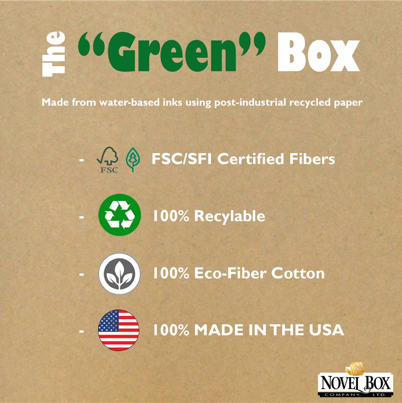 Novel Box™ Made IN USA Jewelry Gift Box in Blue Kraft With | Etsy