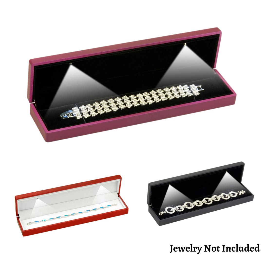 Novel Box LED Light Jewelry Bracelet Gift Presentation Box Display - Etsy