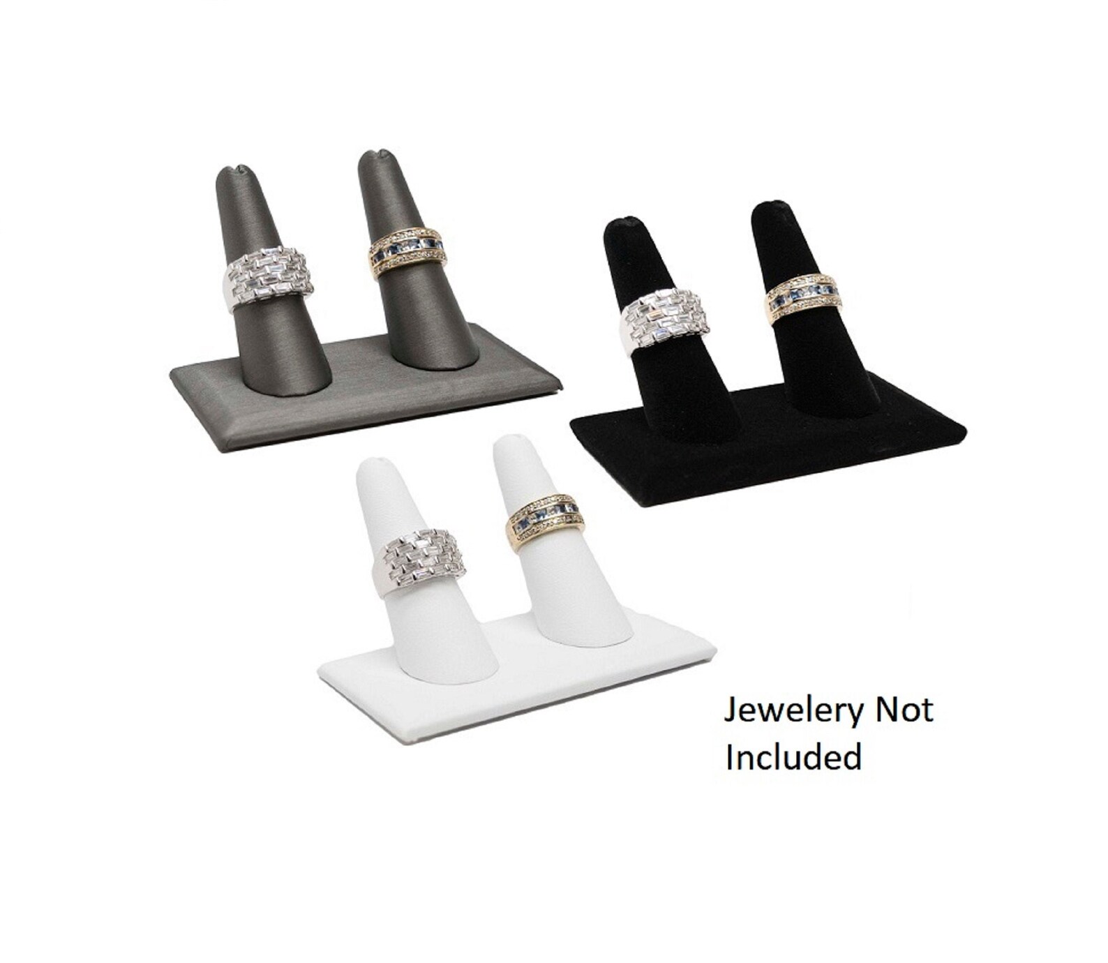 Novel Box™ 2 Finger Ring Stand Holder Jewelry Display | Etsy