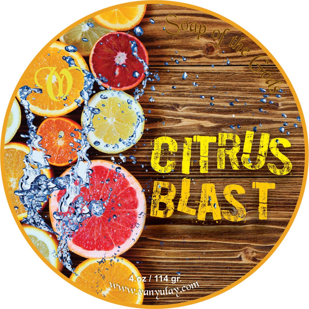 Shaving Soap of the Gods Citrus Blast 4.oz - Etsy