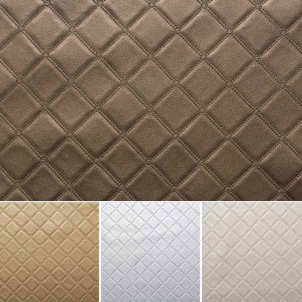Faux Leather Diamond Stitch - Etsy