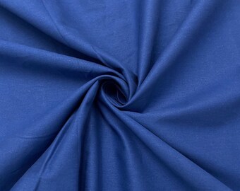 Plain Royal Blue Fabric - Etsy