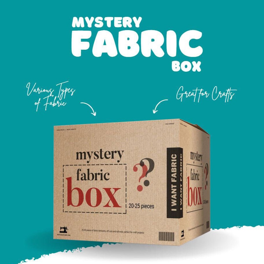 Mystery Fabric Box Überraschung Lucky Dip Materialreste - Etsy.de