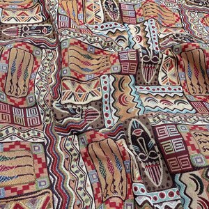 New World Tapestry Upholstery Fabric by the Metre Kenya Patchwork - Etsy