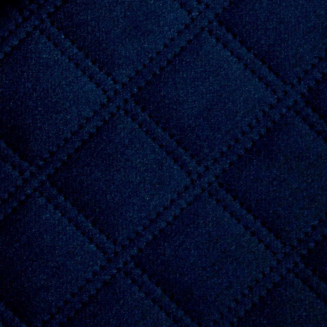 Diamond Quilted Velvet Upholstery Fabric by the Metre – Double Stitch ...