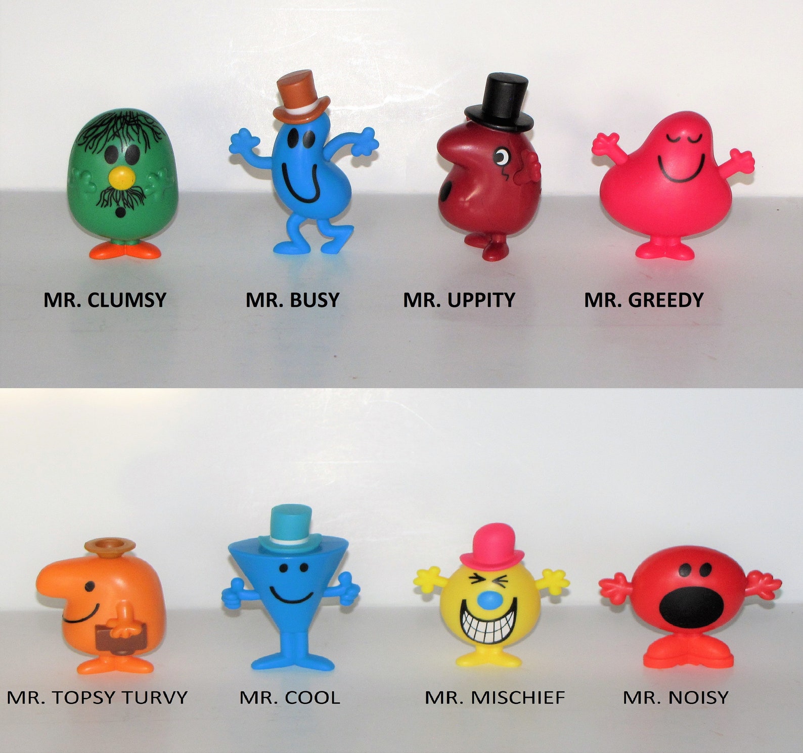 YOU CHOOSE Little Miss & Mr. Men Figures From Mcdonalds - Etsy