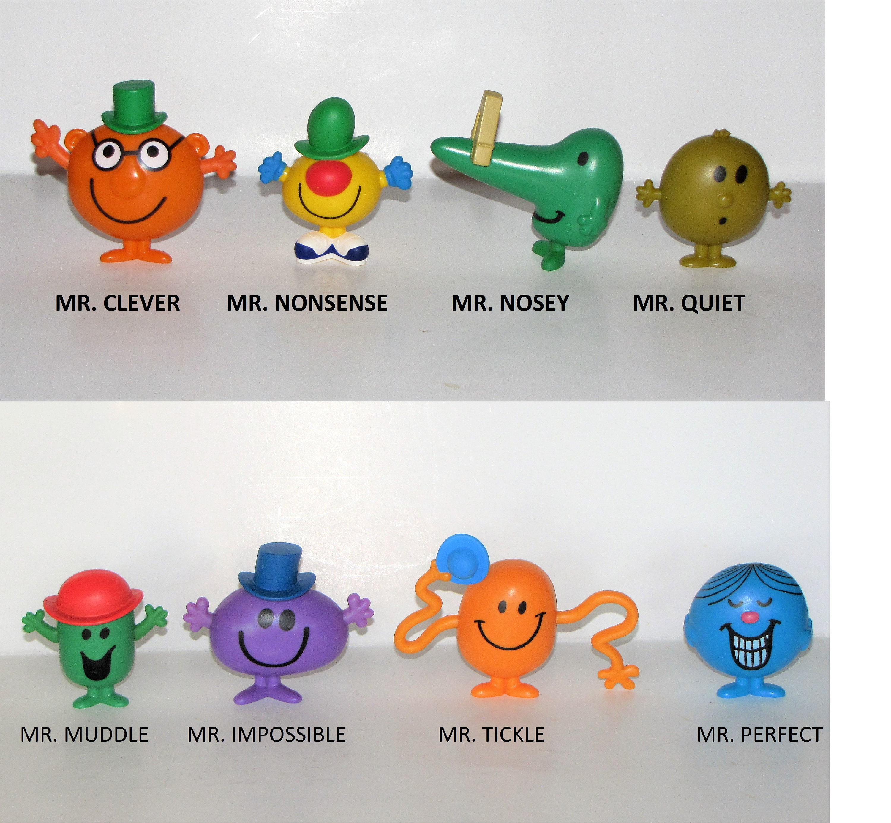 YOU CHOOSE Little Miss & Mr. Men figures from McDonalds - Etsy België