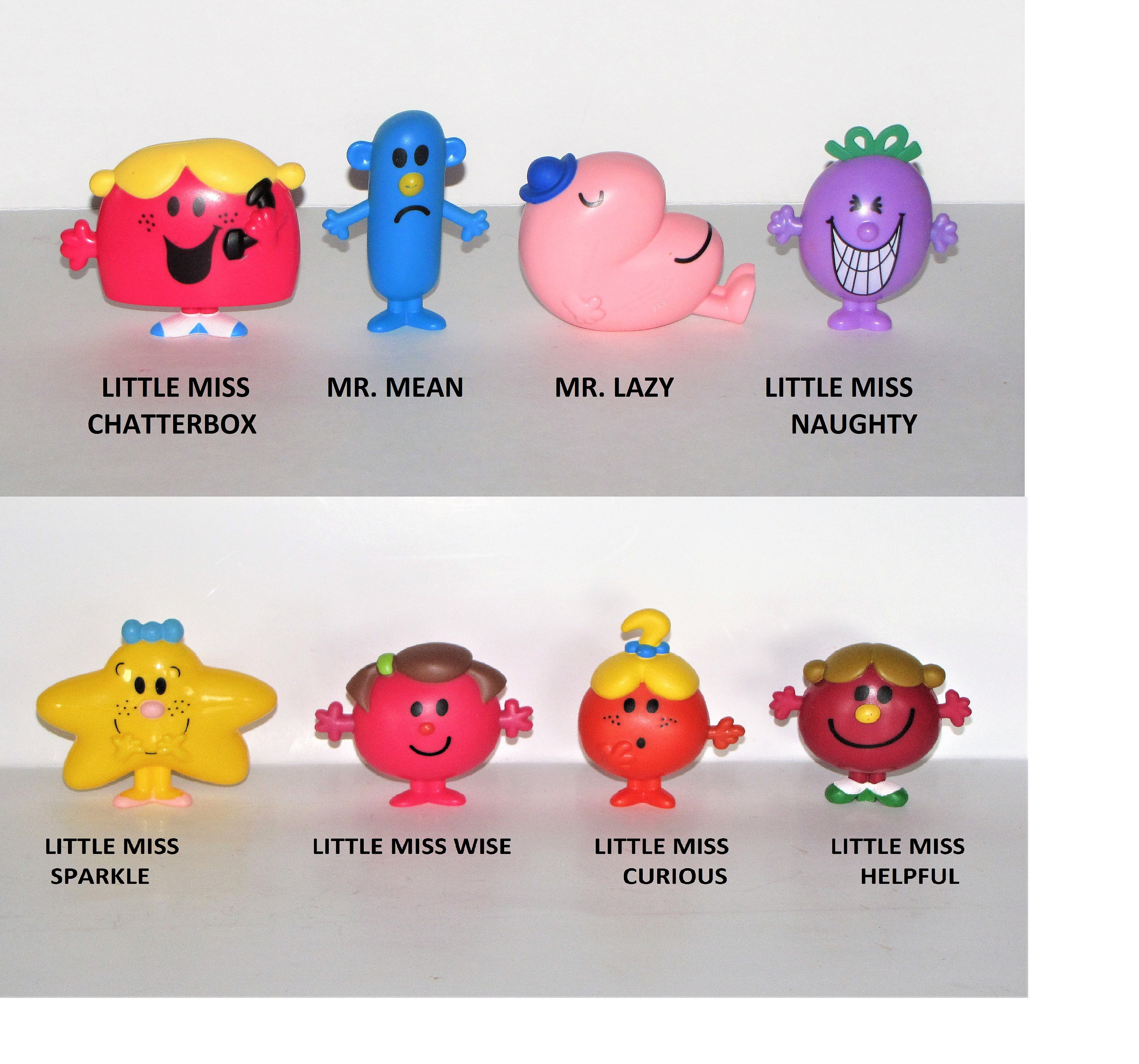 YOU CHOOSE Little Miss & Mr. Men Figures From Mcdonalds - Etsy