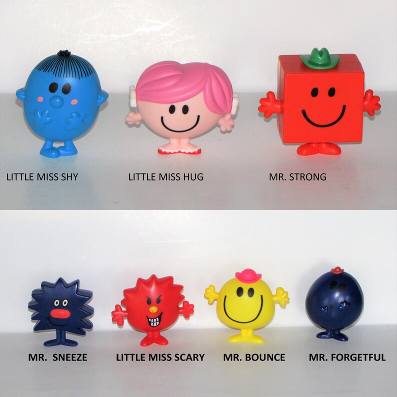 YOU CHOOSE Little Miss & Mr. Men Figures From Mcdonalds - Etsy