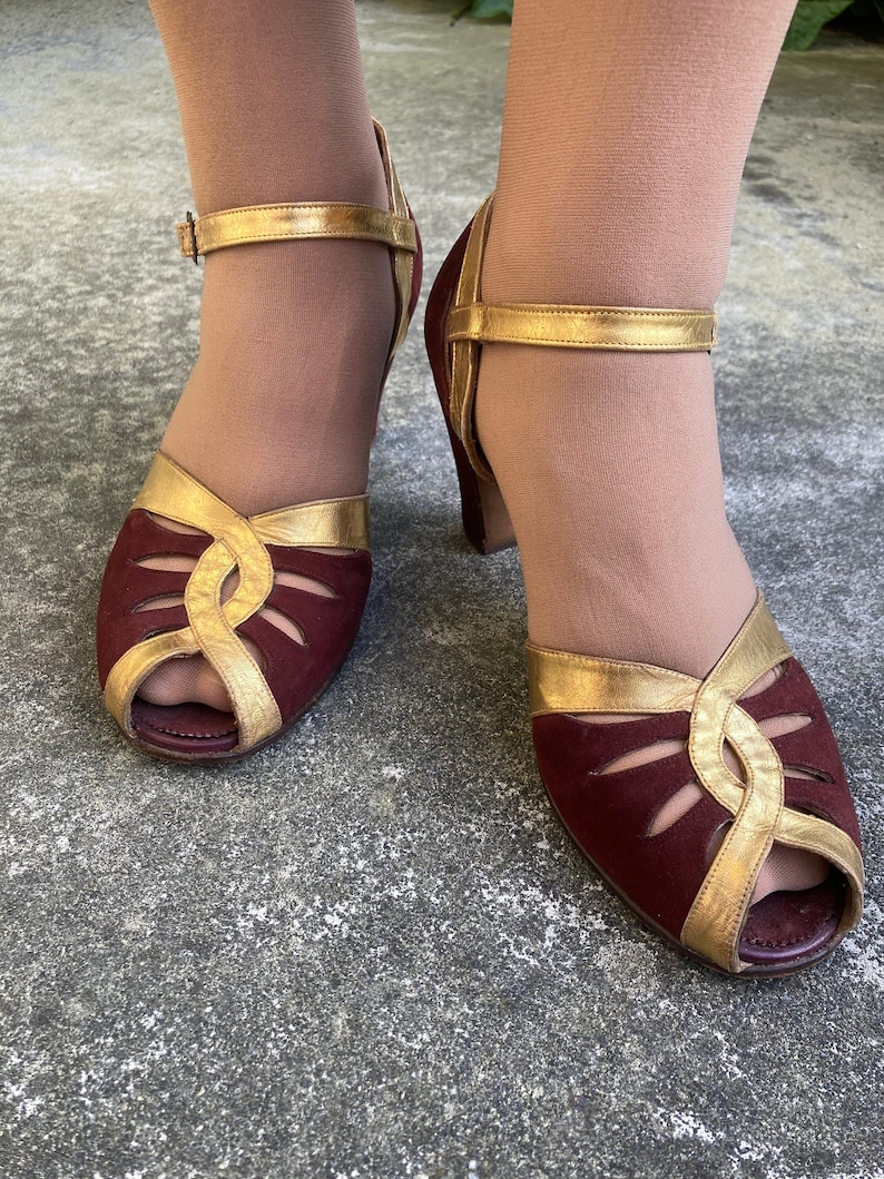 Vintage Stunning 1930s/40s Evening Sandals Ca. EU37 - Etsy