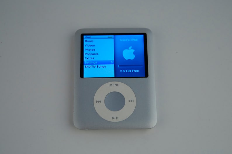 Ipod Nano 3rd Generation. Capacity - 4GB. - Etsy