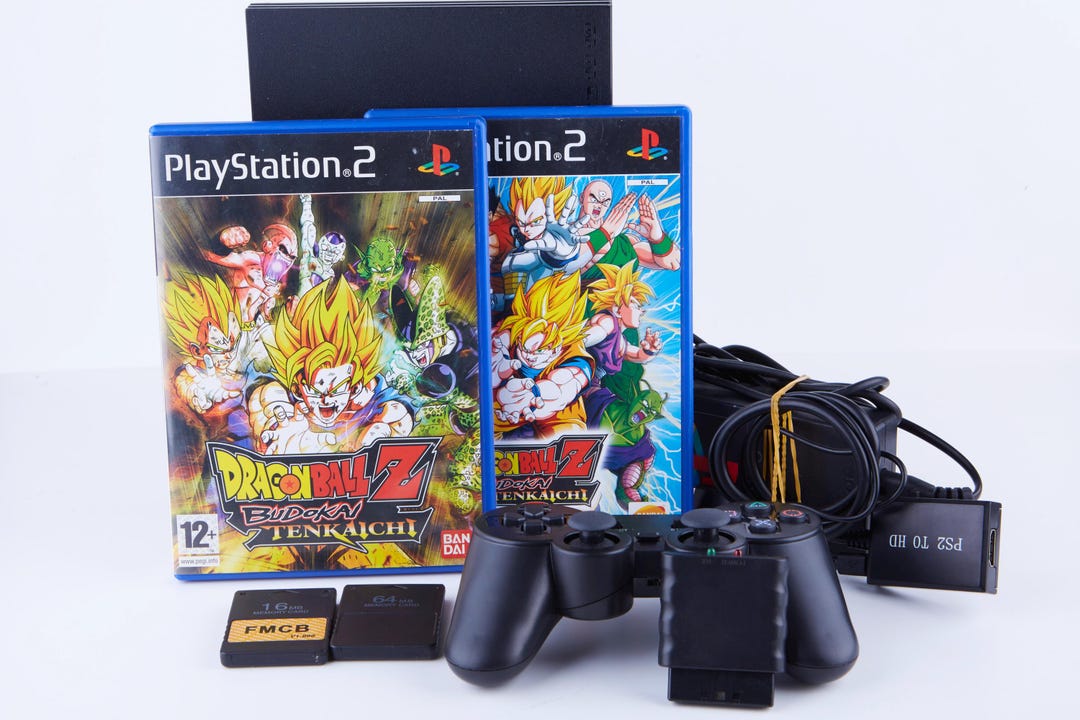 Playstation 2 Slim Bundle | Dragon Ball Z, Wireless Controller - Etsy
