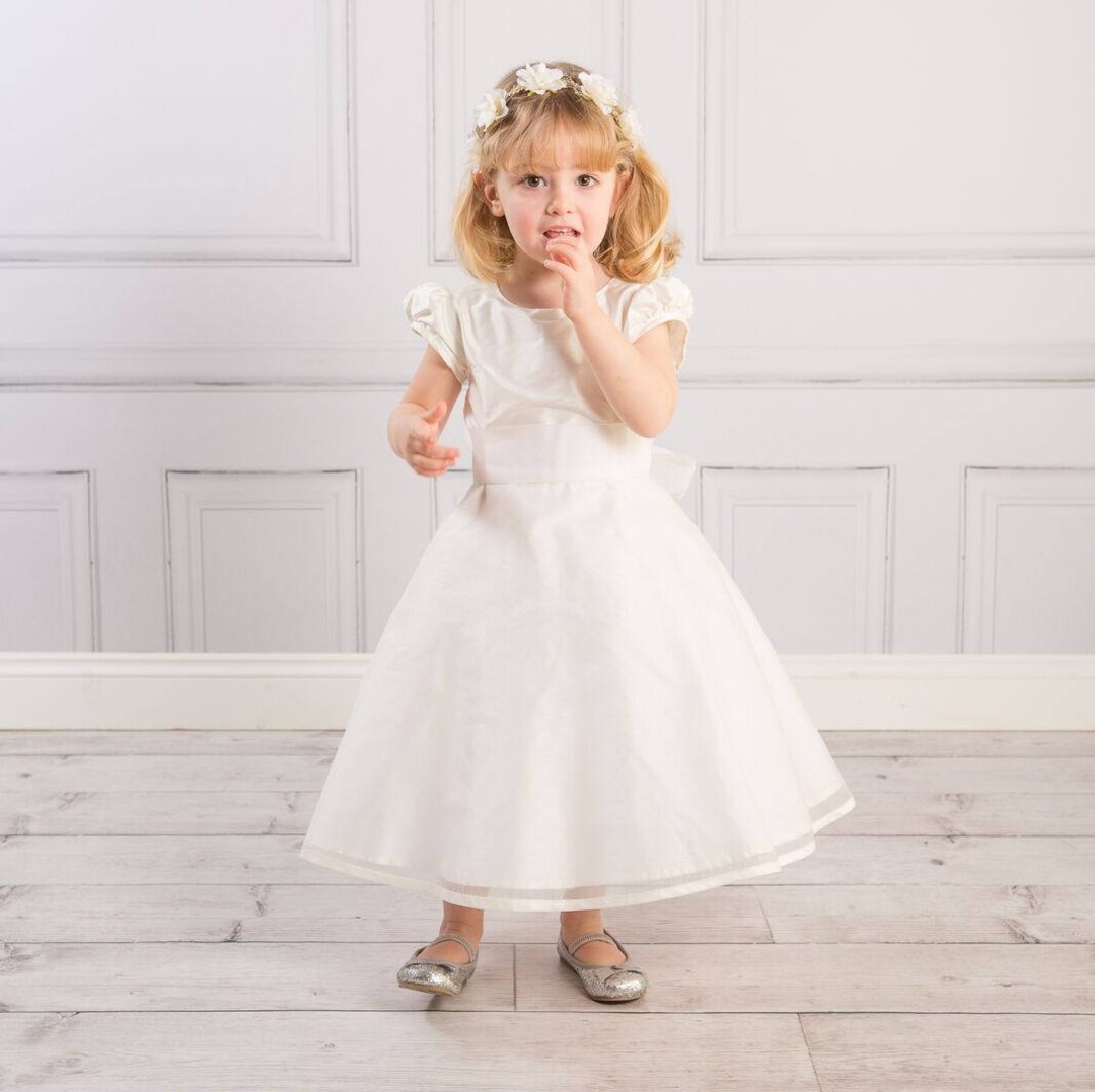 Matilda Silk Organza Flower Girl Dress - Etsy