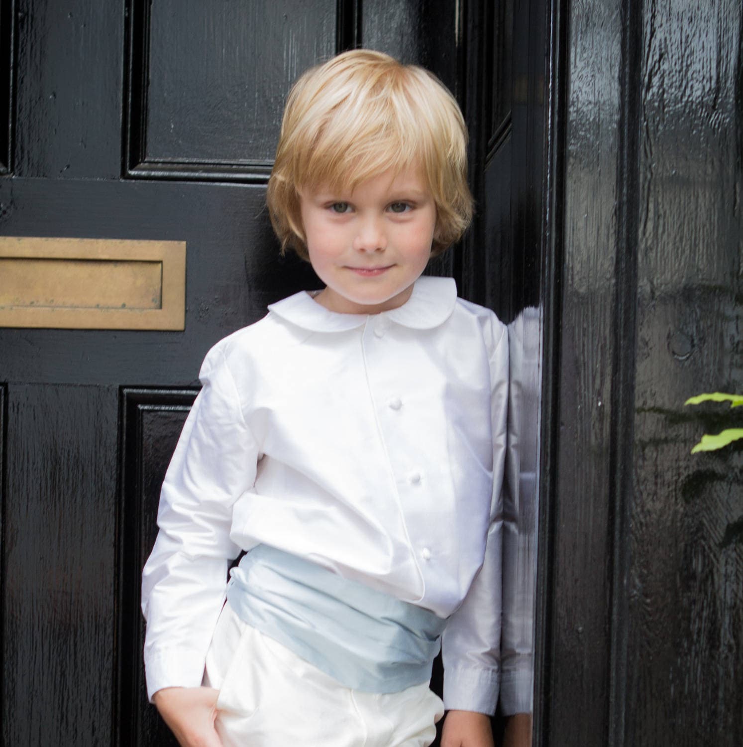 Boys Traditional Peter Pan Collar Silk Page Boy Shirt - Etsy UK