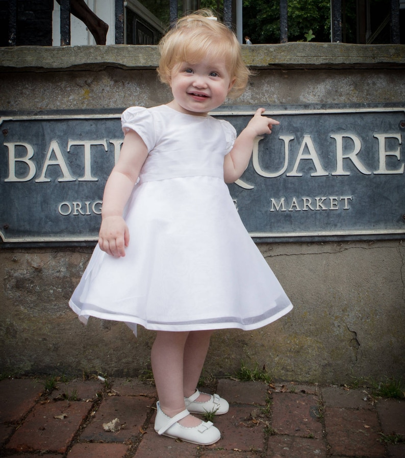 Matilda Silk Organza Flower Girl Dress - Etsy