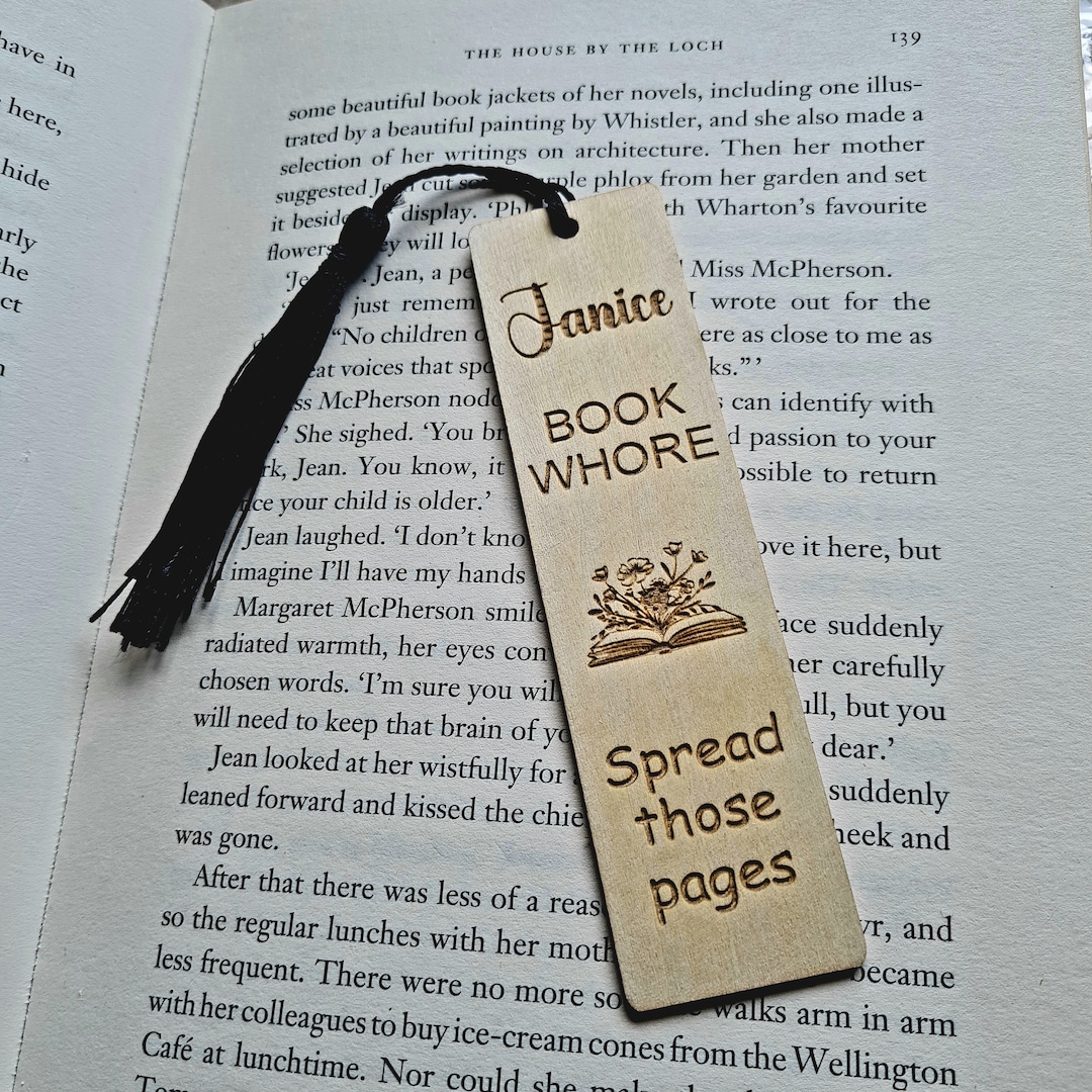 Personalised Wood Double Sided Saucy Rude Adult Bookmark I Don't Watch ...