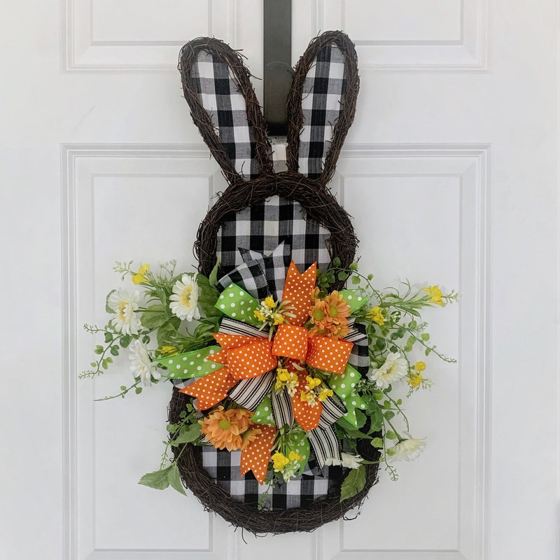 Rabbit Wreath - Etsy