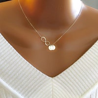 Infinity Necklace - Etsy