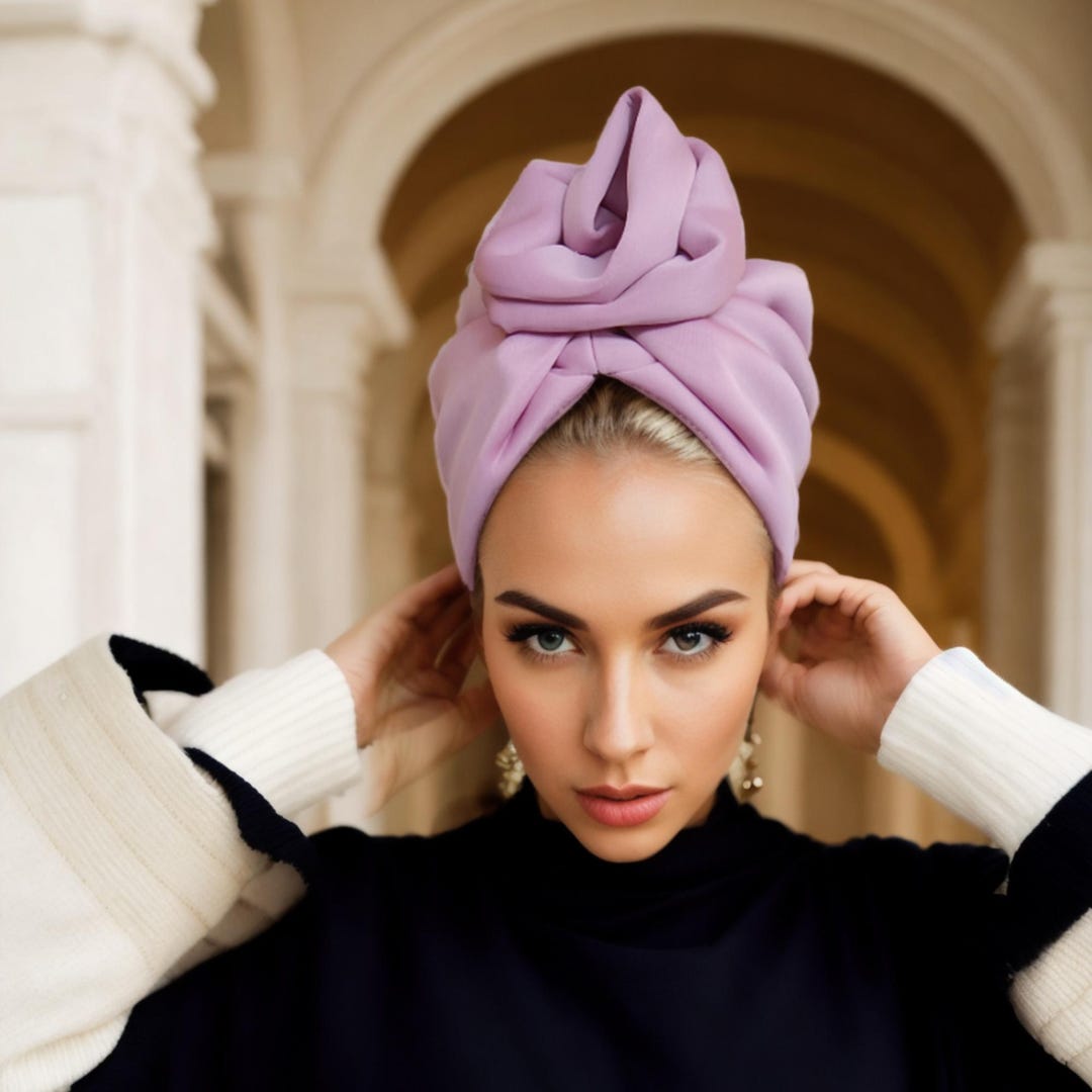 Fashion Turban, Turban Hat, Full Turban, Head Covering, 1950s Turban ...