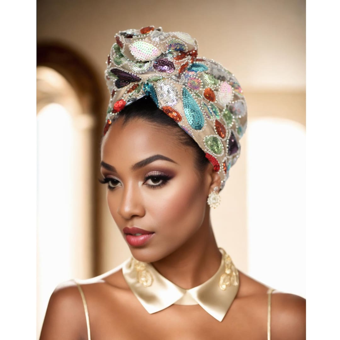 Luxury Occasion Turban for Weddings, Parties & Special Events - Etsy