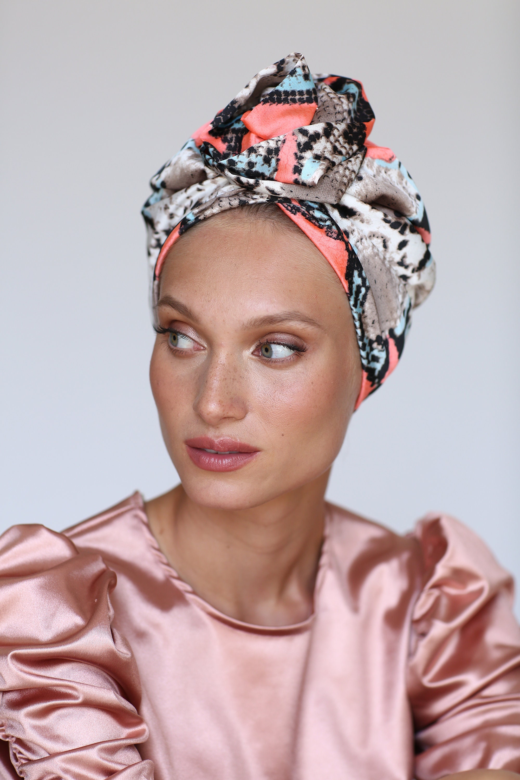 Flower Turban Turban Head Wrap Head Turban Fashion Turban - Etsy
