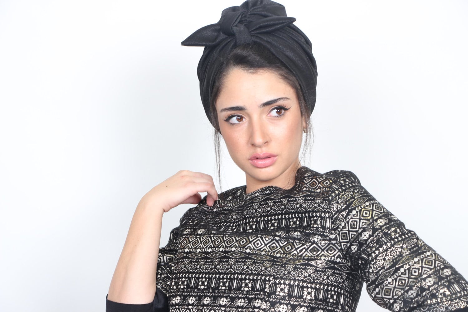 Turban Headband Black Turban Turban Hat Fashion Turban - Etsy